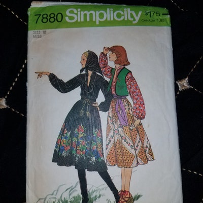 PDF Vintage 70s Simplicity 9700 Crochet Shorts Vest and Hat - Etsy