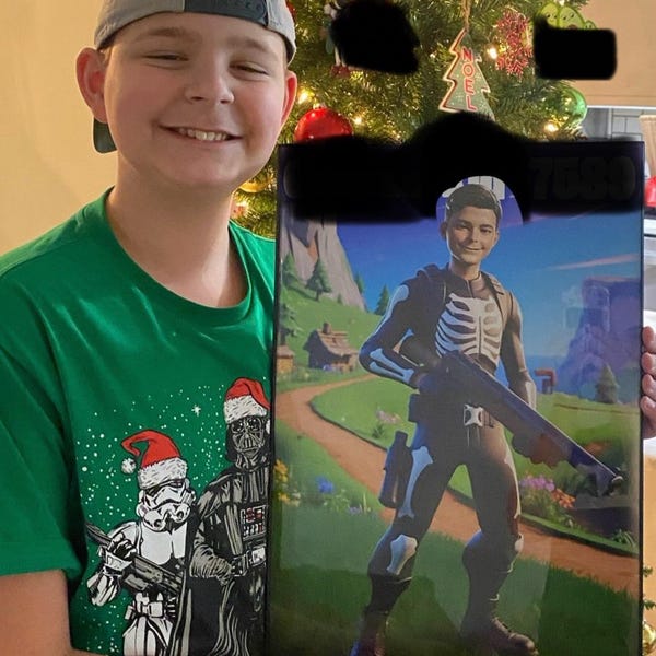 Custom Gamer Portrait From Photo, Personalized Game Character, Gamer ...