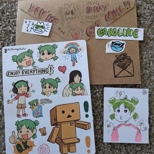 Yotsuba Koiwai Sticker Sheet | Yotsuba&! - Etsy