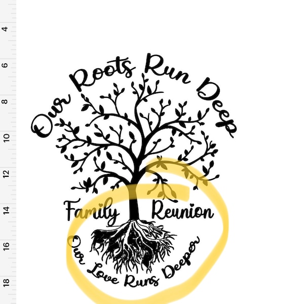 Family Reunion Our Roots Run Deep, Family Tree Svg, Family Reunion Svg ...