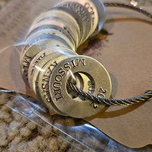 Custom Travel Tokens Leather Keychain Lanyard, Travel Lover Gift ...