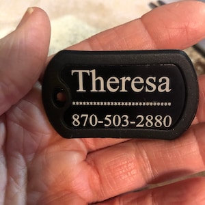 Made in USA Military GI Dog Tags Kit With Tag, Silencer and Fastener ...