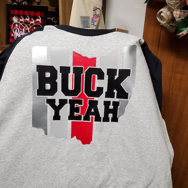 Buck Yeah Ohio Stripes State - .svg .png .pdf .eps .dxf - Instant ...