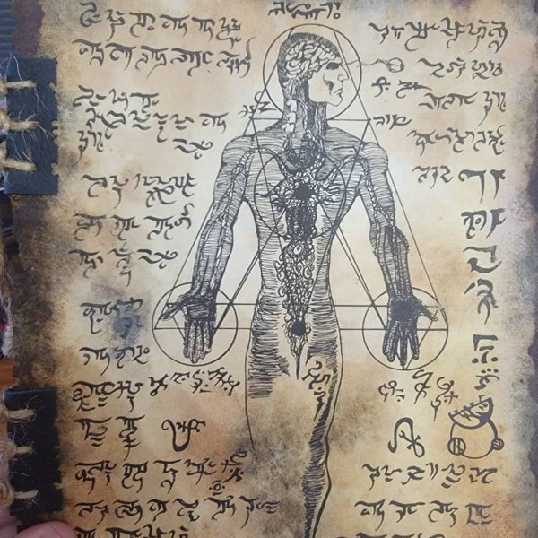 NECROMANCER Tome Fragment Necronomicon Cthulhu Larp Prop Lovecraft ...