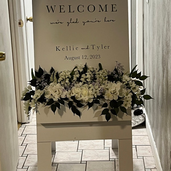 DIY Tutorial- Flower Box Welcome Sign - Picture and Text Instructions ...