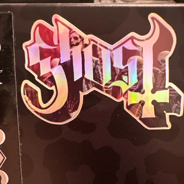 Ghost Band Logo Decal Sticker Ghost BC Nameless Ghoul - Etsy