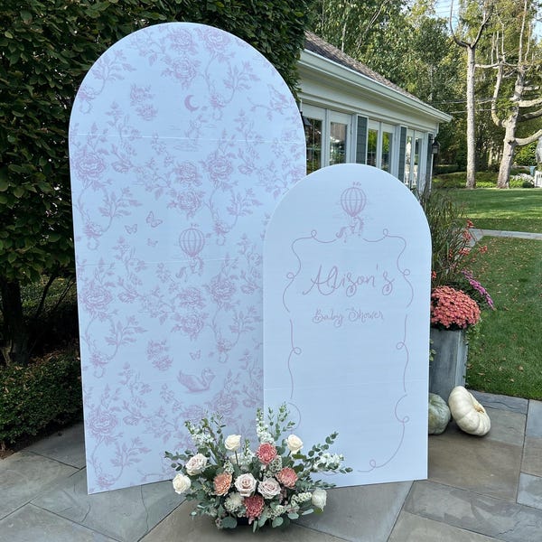 Custom Backdrop, Babyshower Backdrops, Pastel Backdrops With Stands ...