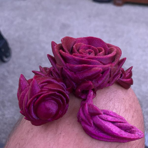 Roseurtle, Rose Turtle, STL Print Files, Articulating Flexi Wiggle Pet ...