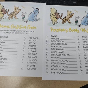 Safari Baby Shower Game,giraffe Baby Shower Games,baby Shower Game ...