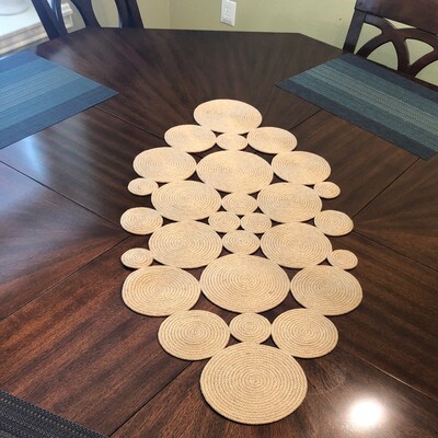 Farmhouse Rope Table Runner Farmhouse Decor Rustic Table - Etsy