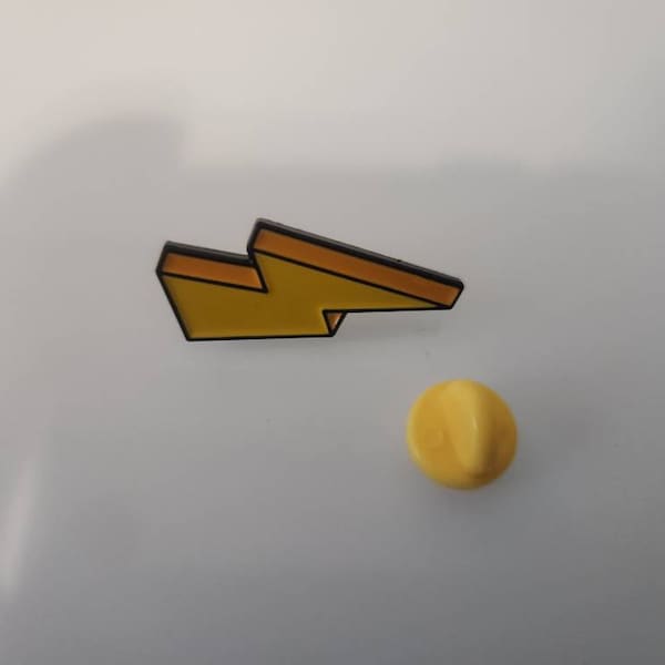 Lightening Bolt Enamel Pin Badge, These Pins Are Electrifying... - Etsy UK