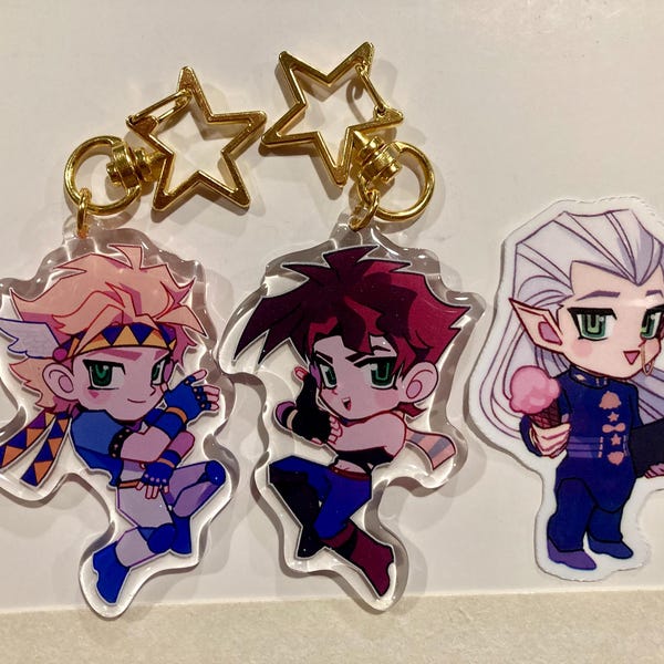 Chibi Keychains Charms - Etsy