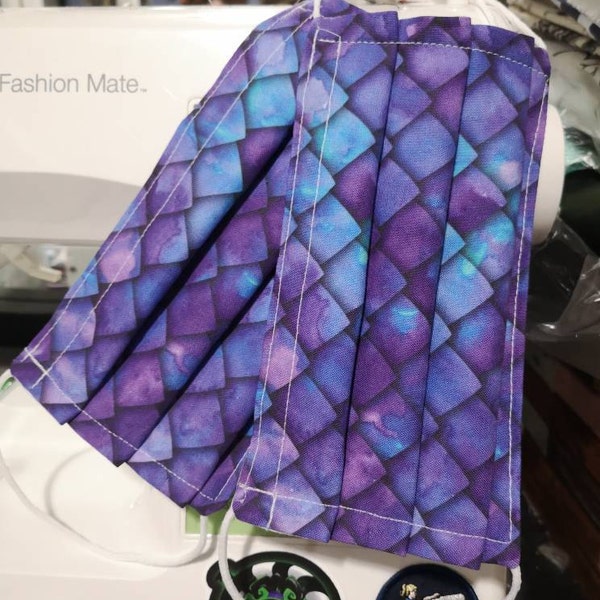 Dragon Scale Fabric - Dragon Scales - Purple by Littlearrowdesign ...