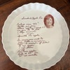 Personalized Pie Pan With Your Loved Ones Handwritten Recipe ...