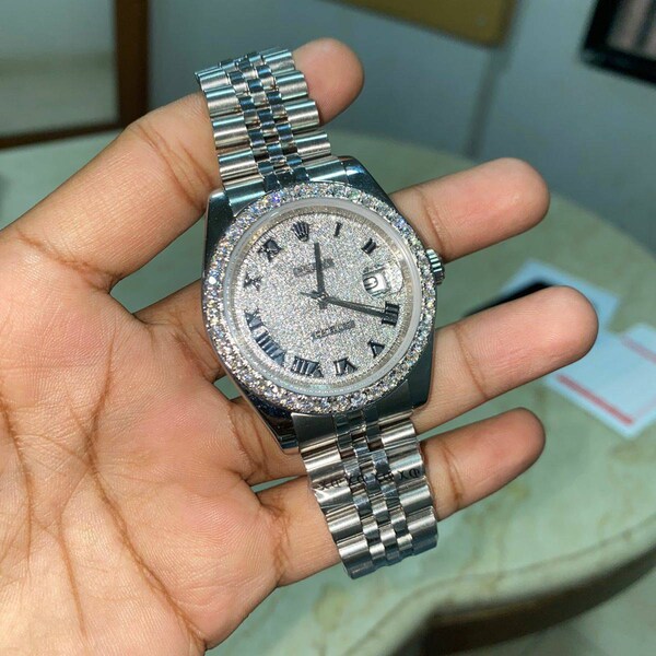 Heavy Quality 15mm Icy Cuban Link Chain VVS1 Quality Moissanite Diamond ...