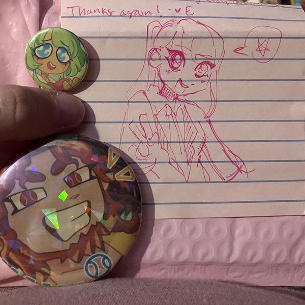 YTTD [your Turn to Die] Holographic Button Pins - Etsy