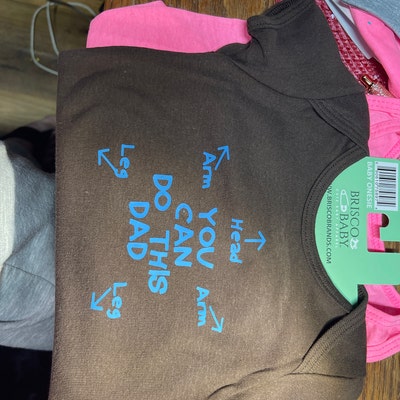 Dad Instruction Baby Onesie Design Digital Download SVG New Dad Fathers ...