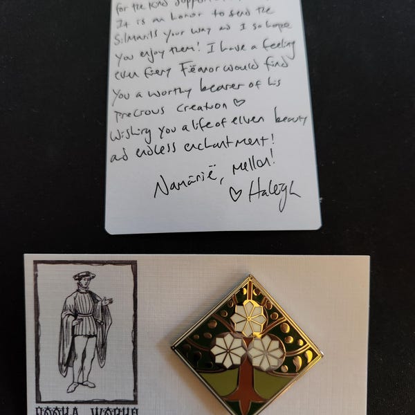 Finrod Felagund Sigil Enamel Pin the Silmarillion Lord of the Rings - Etsy