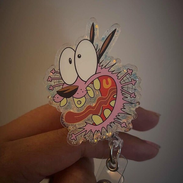 Courage Dog Badge Reel - Etsy