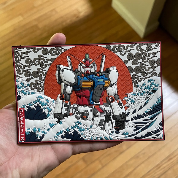 PATCHLAB Cyberpunk 8 Mecha Cat PVC Morale Patches Hook and Loop Embroidered Patches Hook and ...