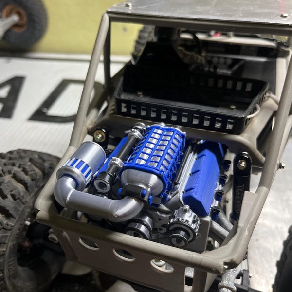Vanquish H10 Optic Knights Customs 4WS Engine - Etsy