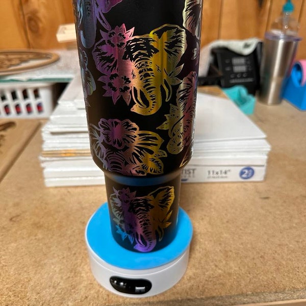 Waterfall V2 Laser Engraved Full Wrap Design for 20 and 30 Oz Tumbler ...