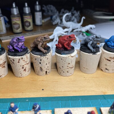 Giant Toad 3D Printed Resin Miniature Tabletop Role Playing Dungeons ...