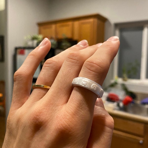 Custom Fidget Ring Spinner Rings Custom Pattern, Color, Stim Ring ...