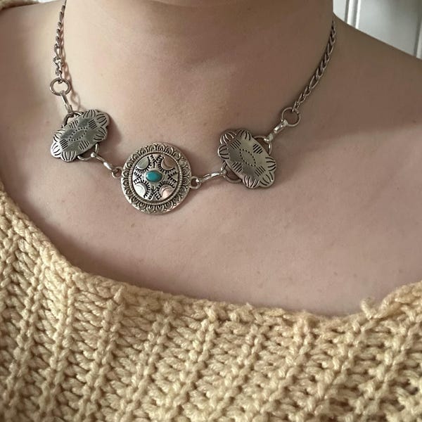 Western Concho Choker Necklace | Jewelry Rodeo | | Cowgirl Punchy ...