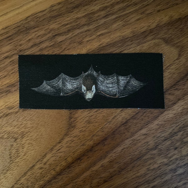Fabric Sew on Bat Patch | Gothic Accessories Punk DIY Handmade Horror ...