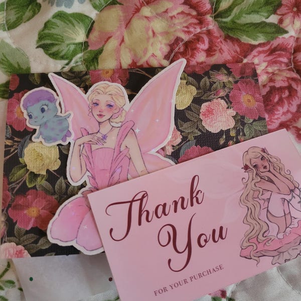 Fairytopia Elina and Bibble Sparkle Vinyl Sticker Set - Etsy