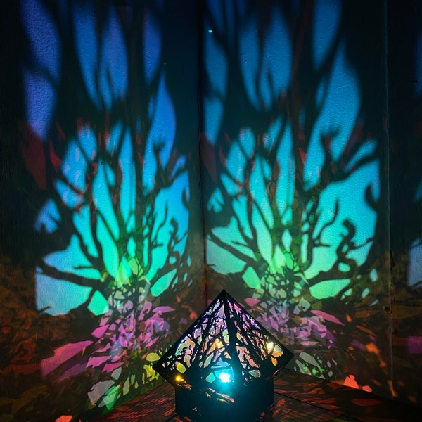 Haunted Forest Mood Light: A Table Lamp for Decorating Your Living Room ...