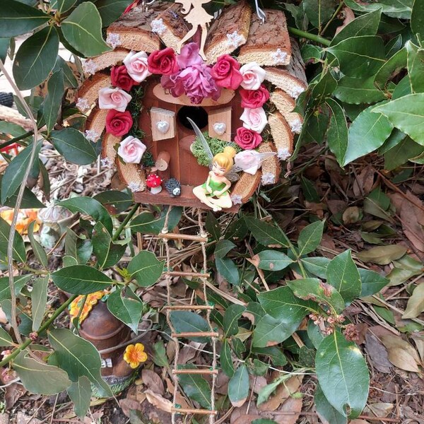 30 Cm Rope Ladder for a Fairy House or Garden With or Without Moss ...