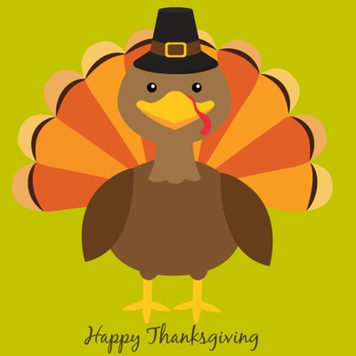 THANKSGIVING Clipart, Commercial Use, Turkey Clipart, Kawaii Clipart ...