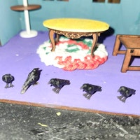 Human Skeleton HO Scale 1:87 Miniature for Horror Diorama, Dollhouse ...