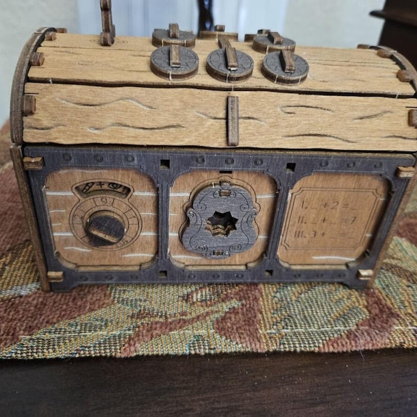 WOODEN.CITY 3D Wooden Puzzle – Industrial Vintage Wall Clock | DIY Wall ...