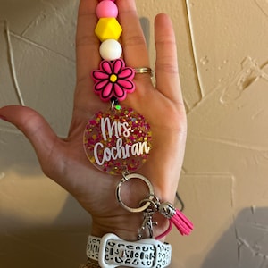 Groovy Sparkly Lanyard Personalized Lanyard for Badge 80's Lanyard ...