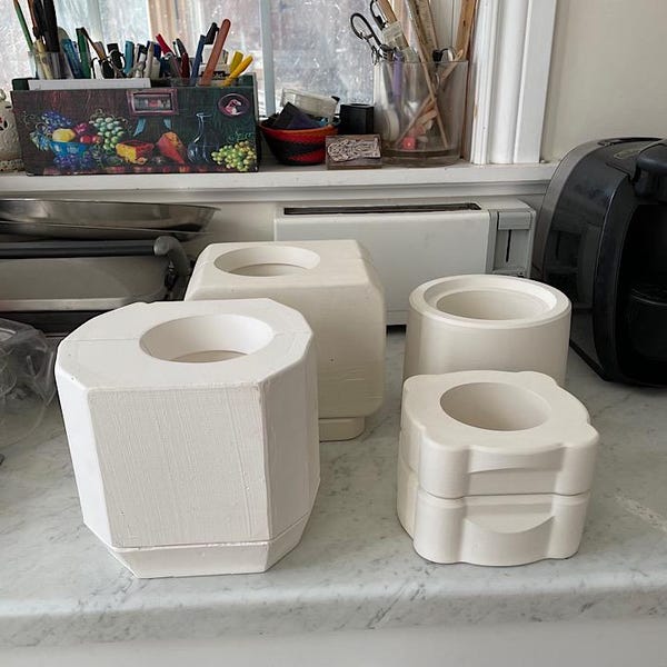 Plaster Mold for Handmade Slipcasting Mug Cup Shape Tool Crafting ...