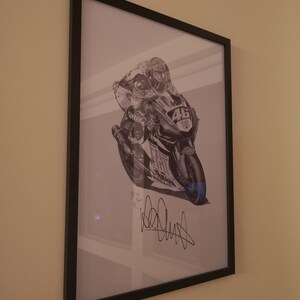 Carl Fogarty - Signed - Limited Edition Pencil Portrait - Print - Etsy