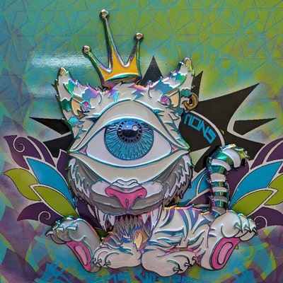 Yin Yang Spinner Hat Pin - Etsy