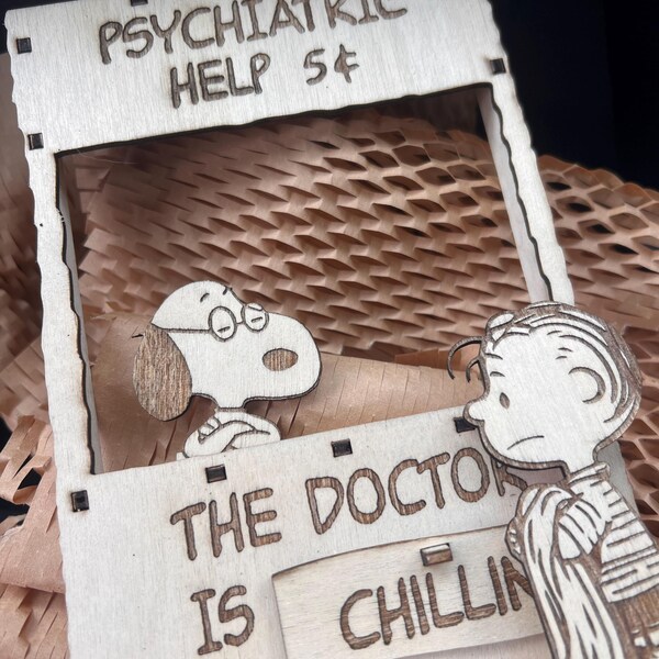 Peanuts Inspired the Doctor is in – Door Hanger Booth Decoration – 2 ...