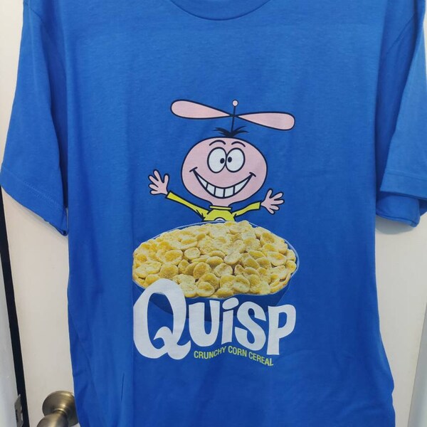 Quisp Cereal Box Retro Funny Cute 70s T Shirt - Etsy