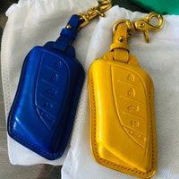 Vinfast VF E34 Key Fob Cover, Vinfast Key Case, Leather Car Key Fob ...