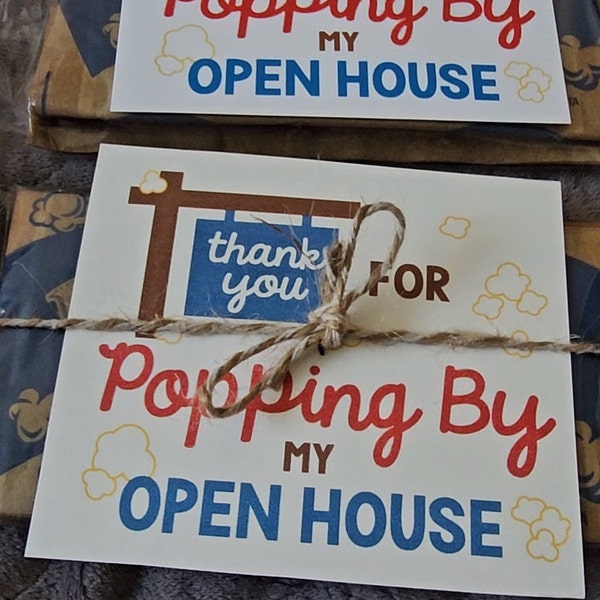 EDITABLE DIGITAL DOWNLOAD, 6 Tags/sheet, Thanks for Popping by My Open ...