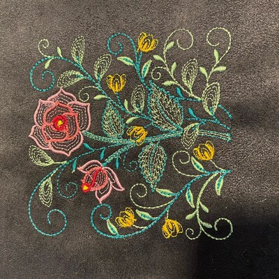 Rippled Floral Fantasy Machine Embroidery Designs Pack Instant Download ...