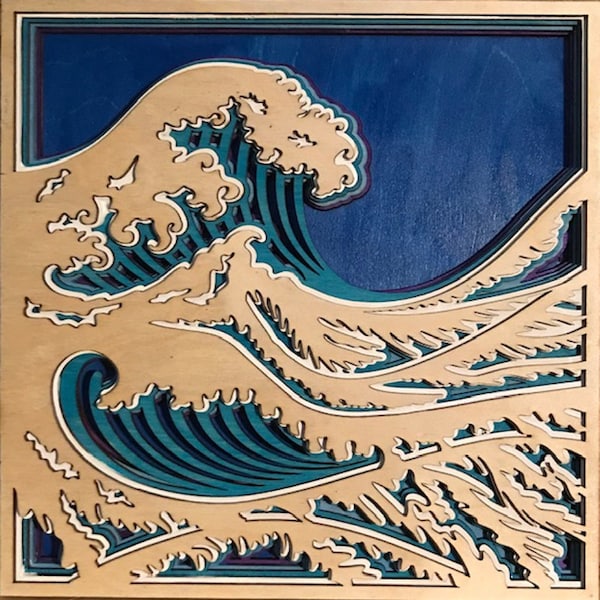 Waves Svg, Waves Digital File, Laser Cut File, Digital File Download ...