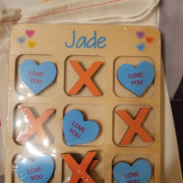Tic Tac Toe Valentine, Valentines Day Gift for Kids, Valentines for ...