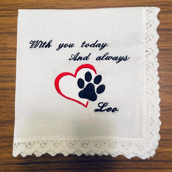 Paw With Heart Embroidery Design, 5 Sizes, Paw Dog Machine Embroidery ...