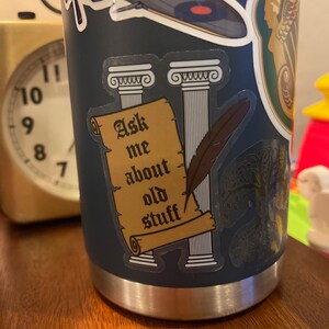 History Sticker, Historian Gift, Old Stuff Sticker, Archivist Sticker ...