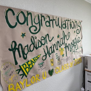 6 Foot Texas A&M Aggie Ring Dunk Banner- Fully Customizable - Etsy